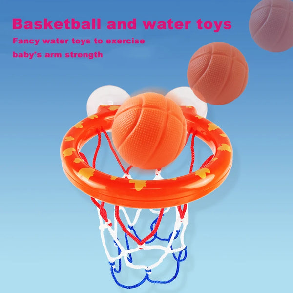 Mini Hoops Splash: Toddler's Bathtub Water Play Set with Shooting Bask ...